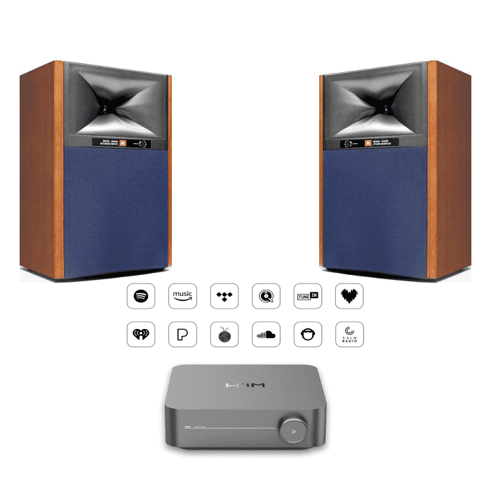 JBL 4309 Book Shelf Speaker + Wiim Amp Bundle | Limited Time Only